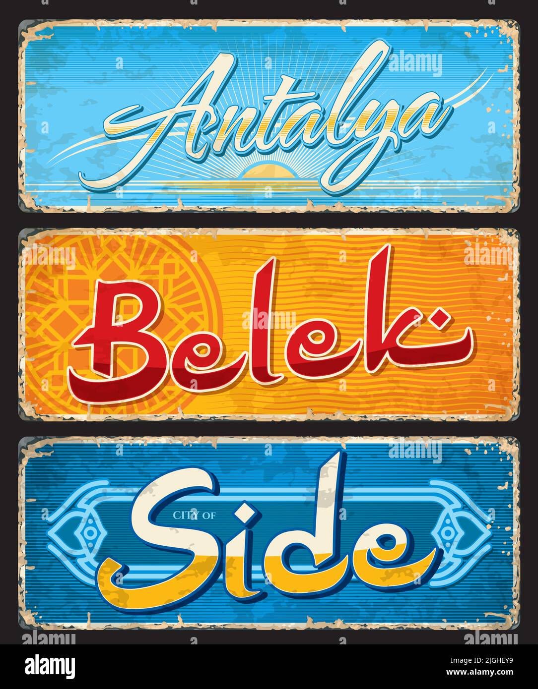 Voyage belek Stock Vector Images - Alamy