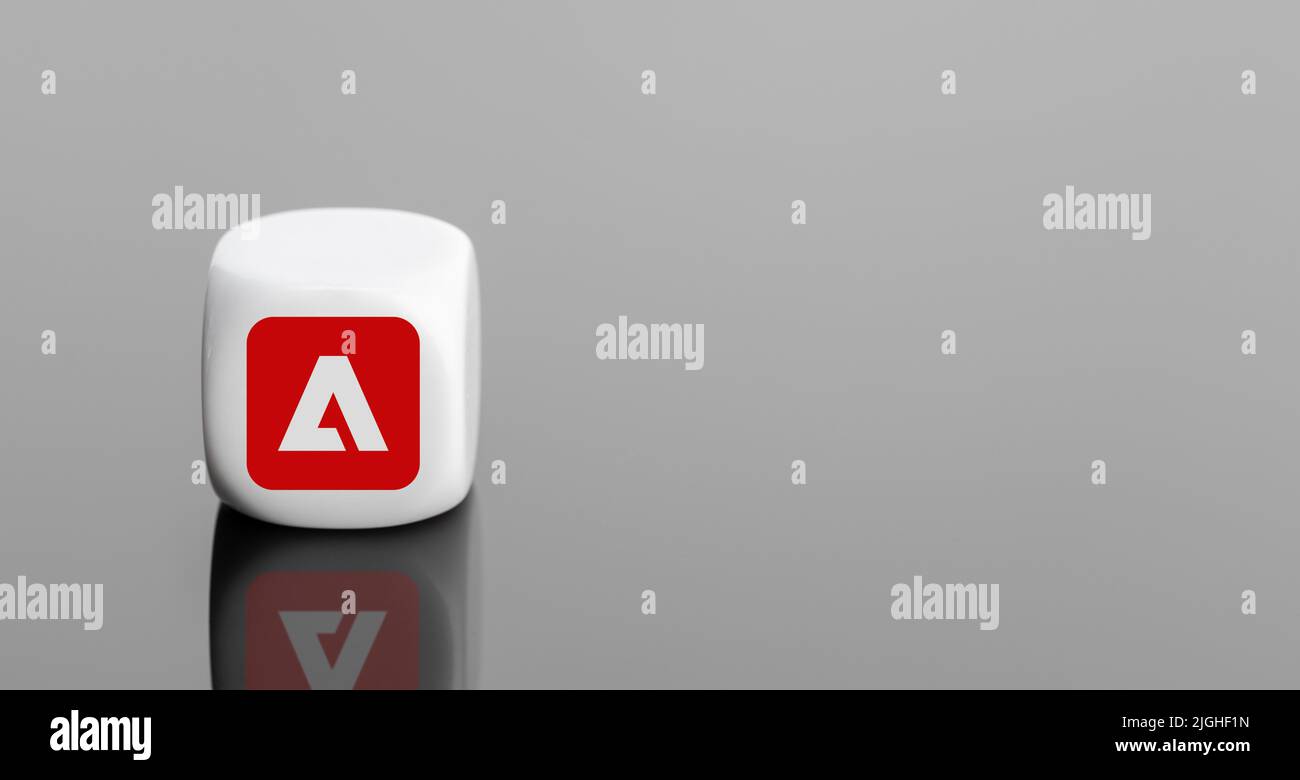 Adobe logo hi-res stock photography and images - Alamy
