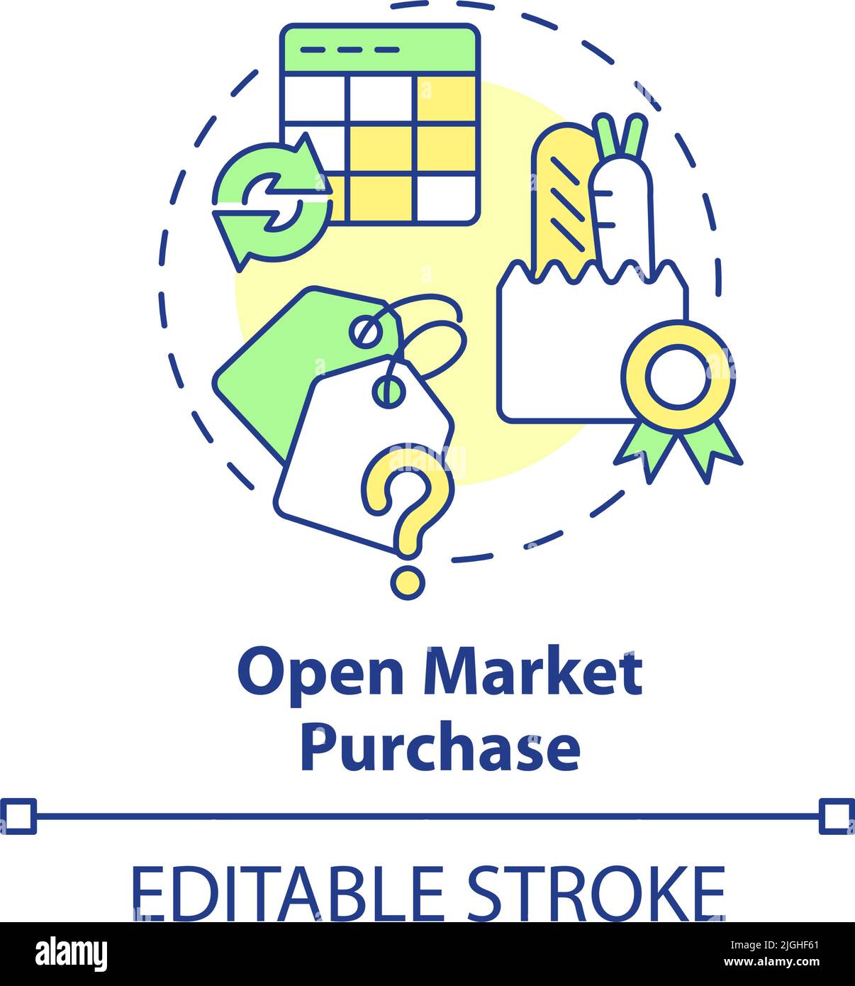 Supermarket supply chain Stock Vector Images - Alamy