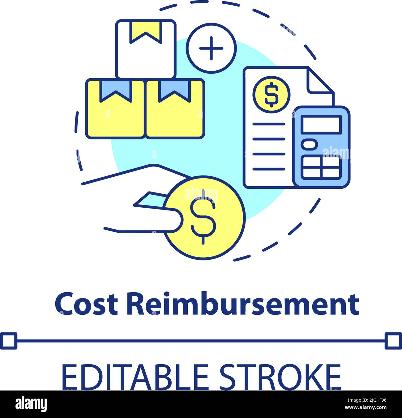 Compensation cost Stock Vector Images - Alamy