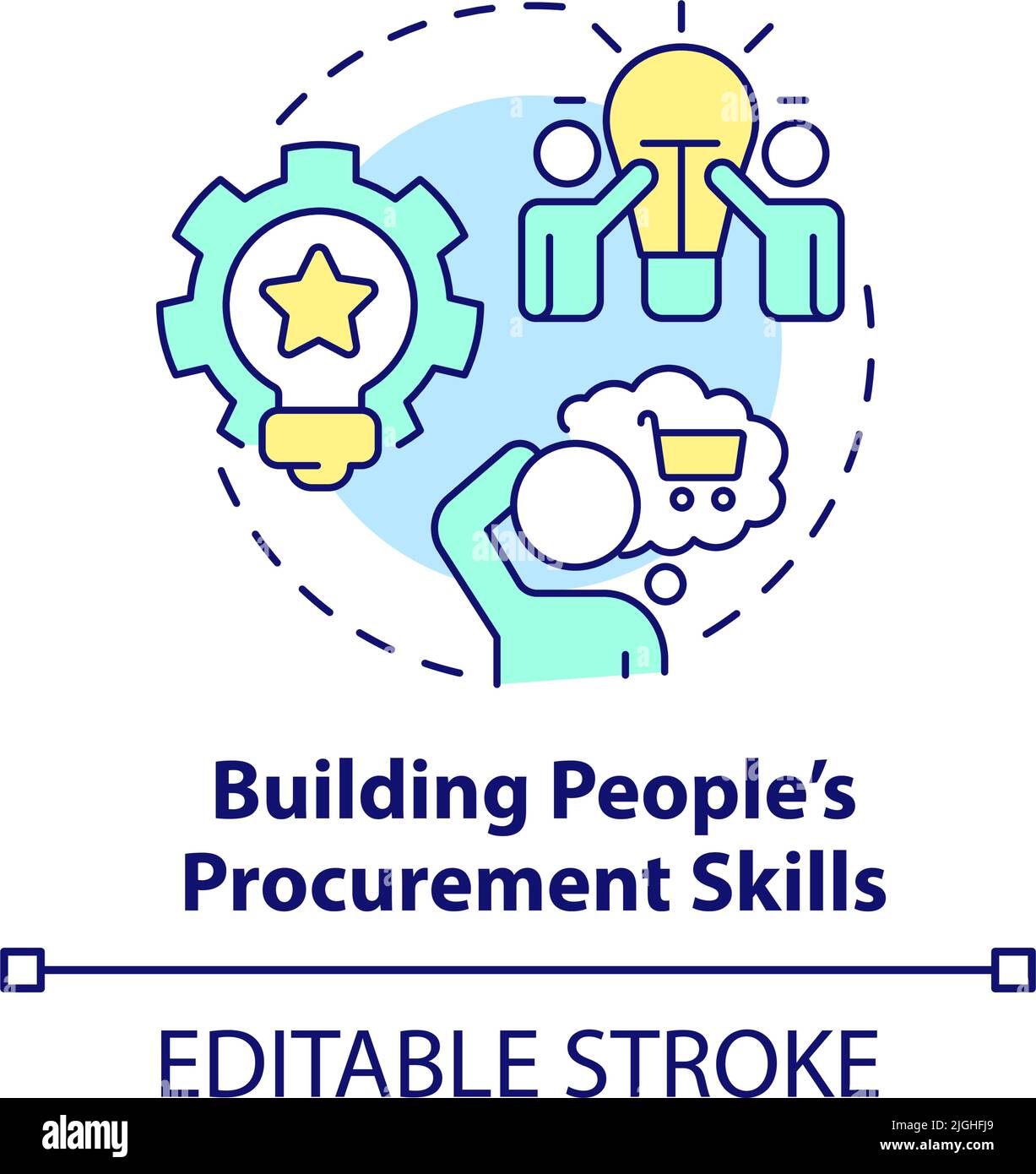 Sourcing purchasing procurement Stock Vector Images - Alamy