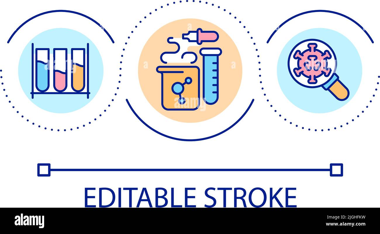 Biochemical study Stock Vector Images - Alamy