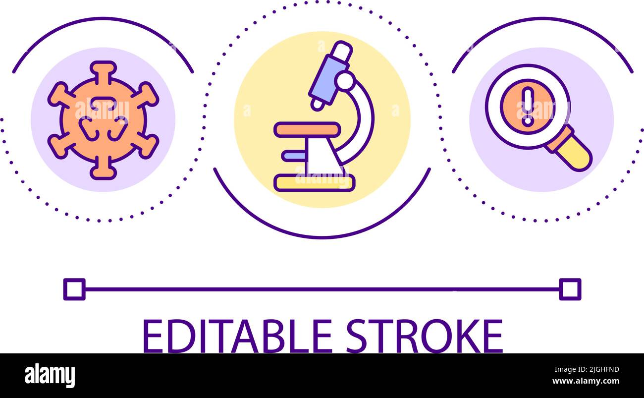 Laboratory research loop concept icon Stock Vector Image & Art - Alamy