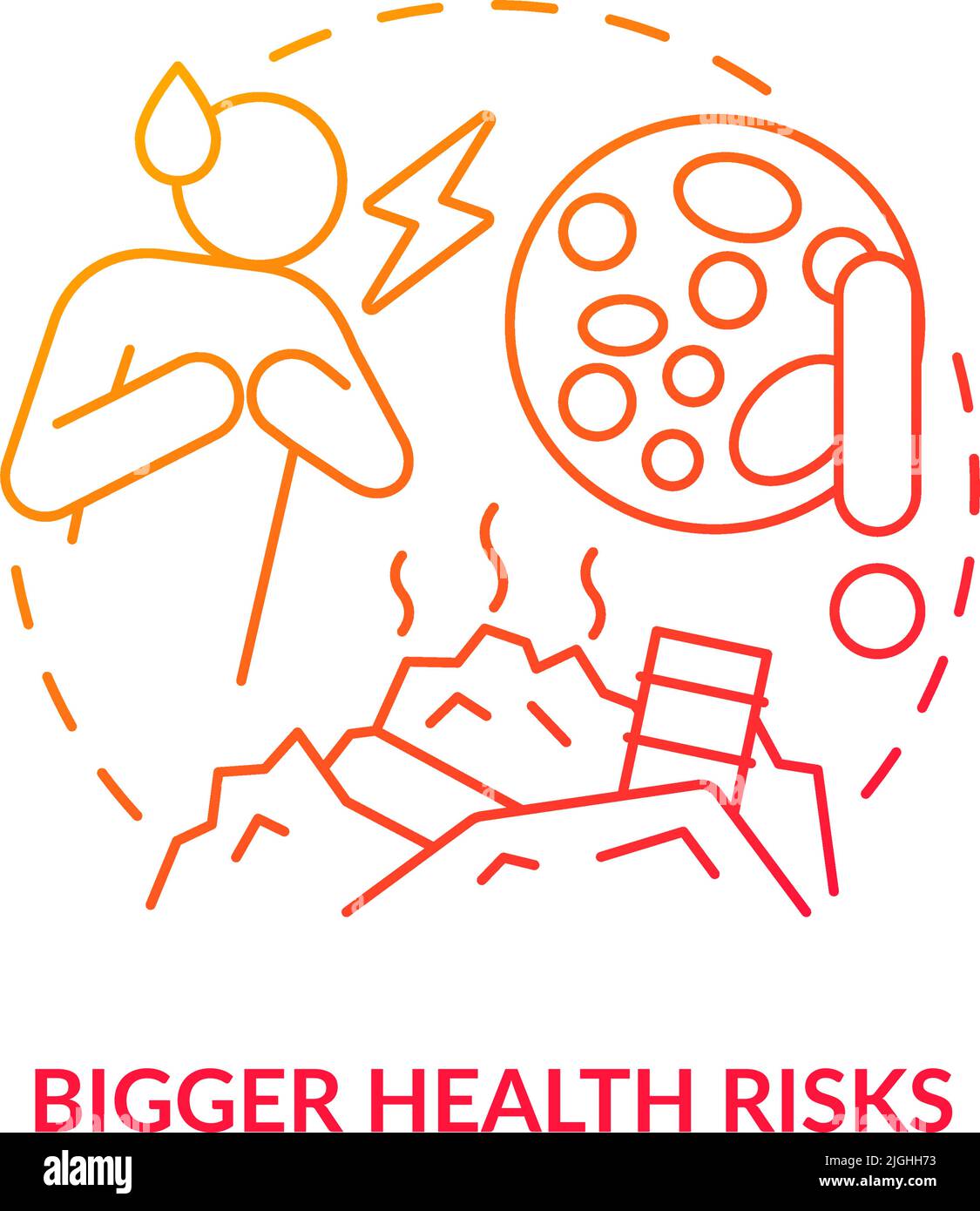 Infectious risks Stock Vector Images - Alamy
