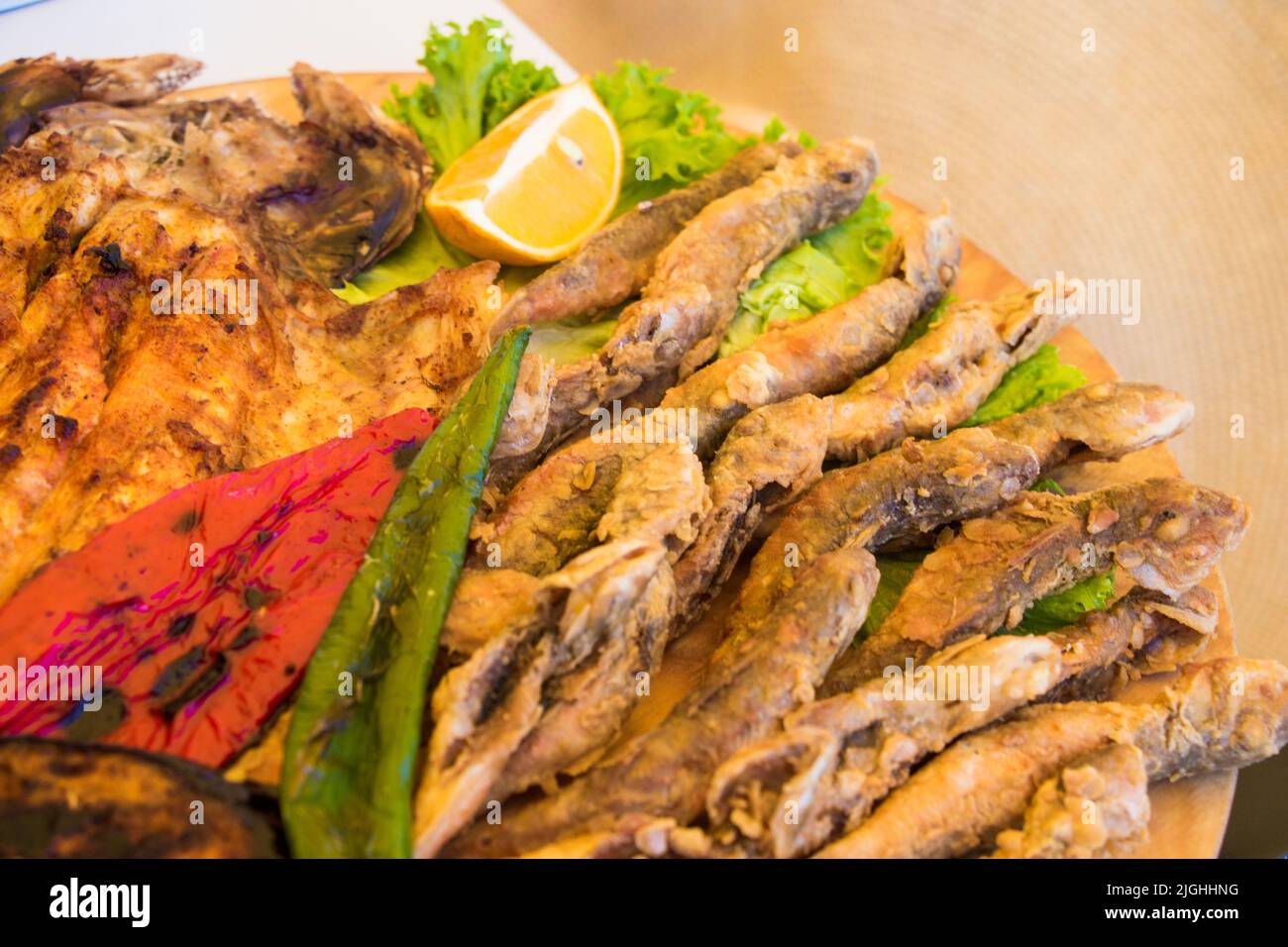 Fish close-up, barbequed and frilled fish Stock Photo - Alamy