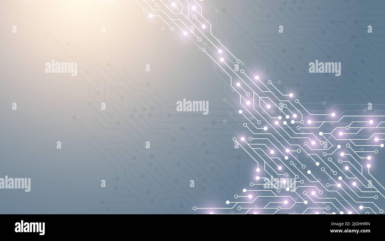 Computer motherboard background with circuit board electronic elements ...