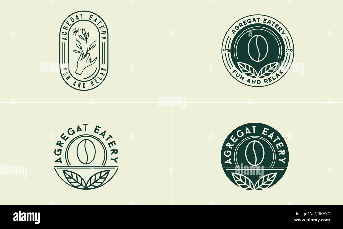 A restaurant-themed cafe logo with a fresh feel, perfect for logos for ...