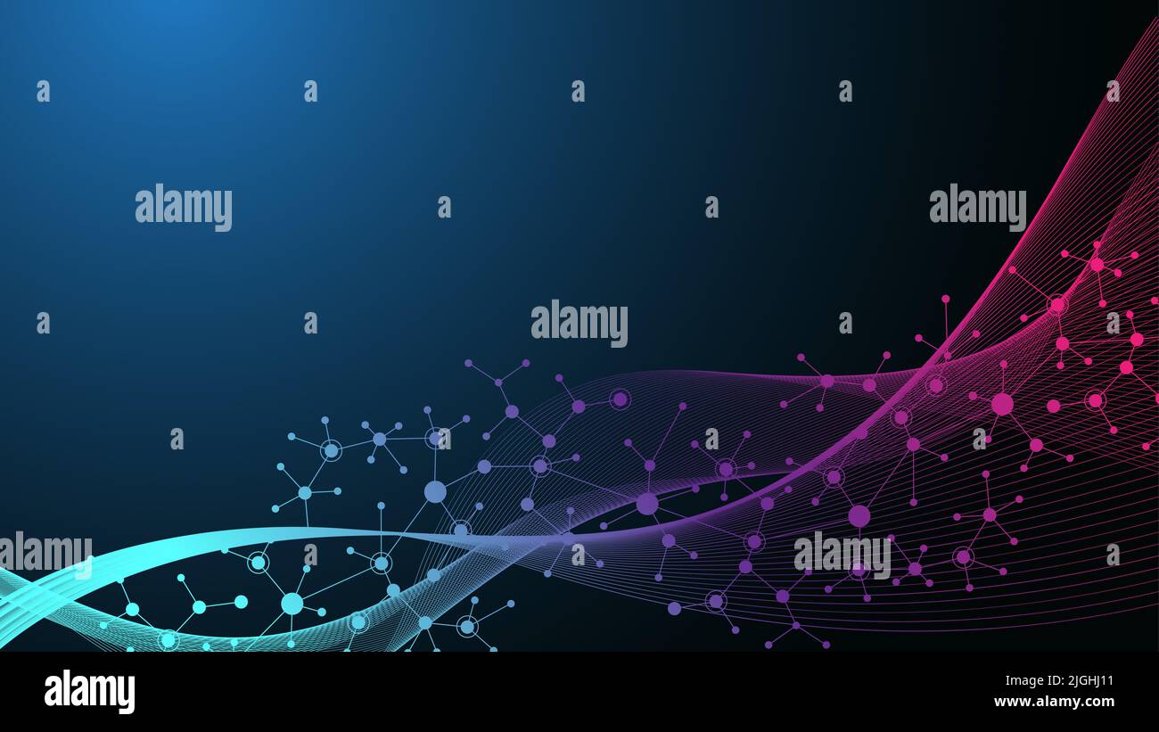 Expansion of life. Colorful explosion background with connected line ...