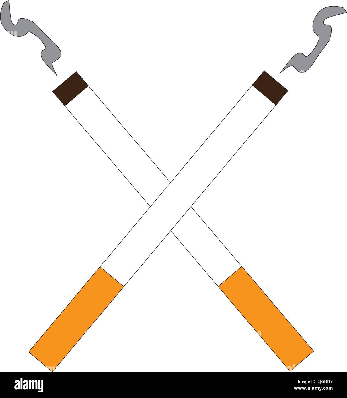 smoking icon logo vector design Stock Vector Image & Art - Alamy