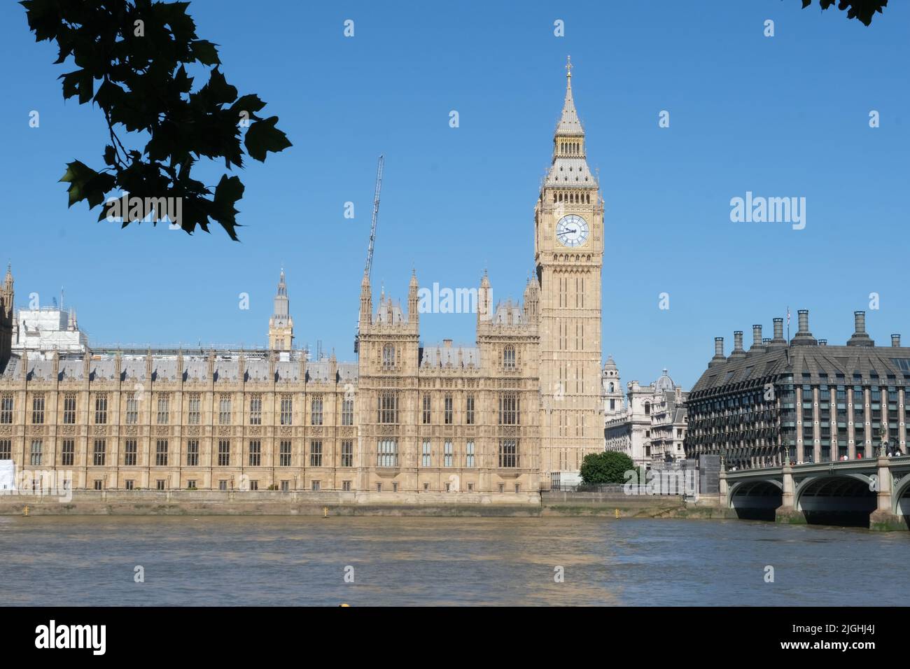 View of London, Houses of Parliament building with Big Ben. British ...