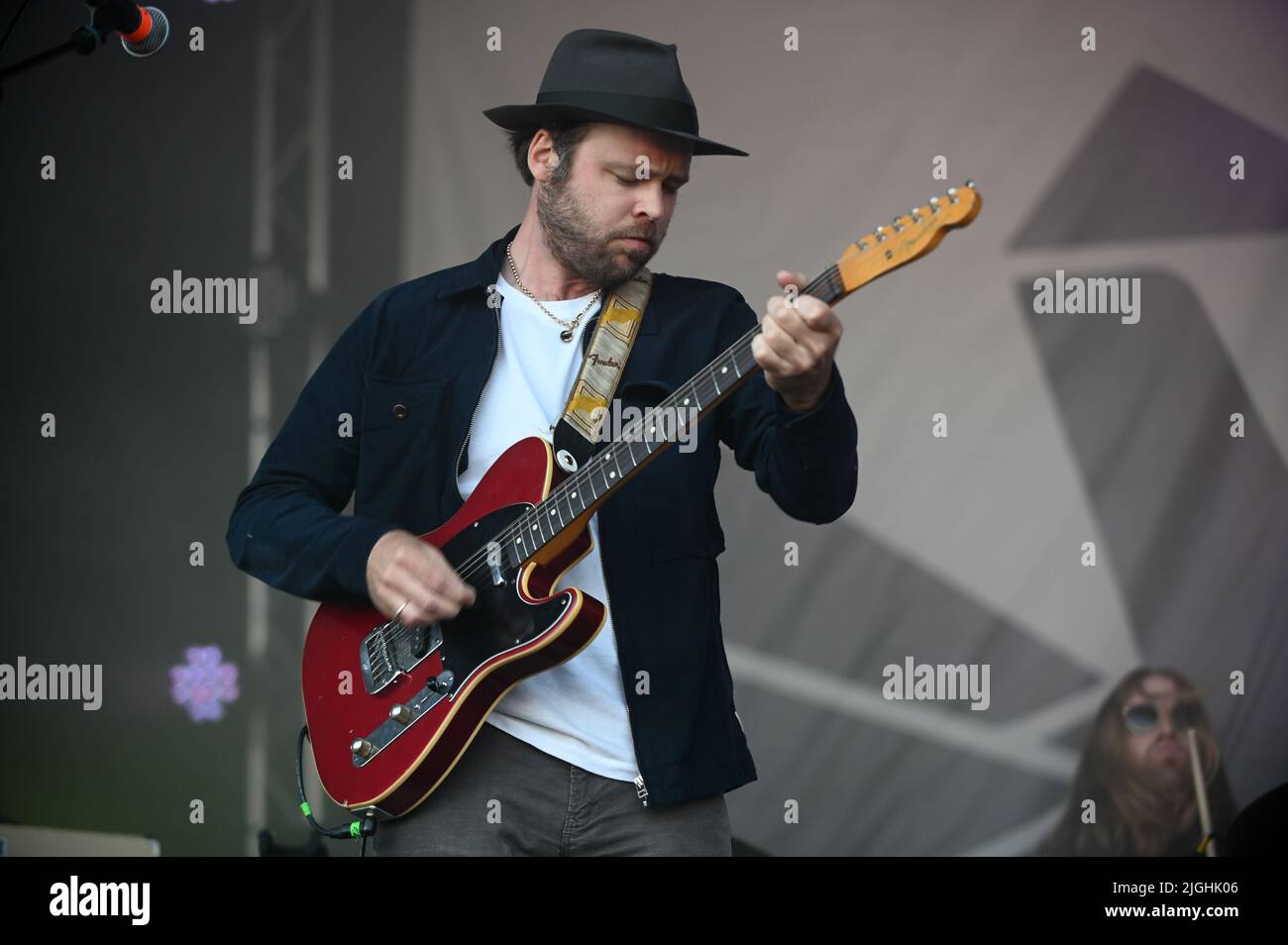The Coral Performing at Askern Music Festival, Uk , 09.07.2022 Stock ...