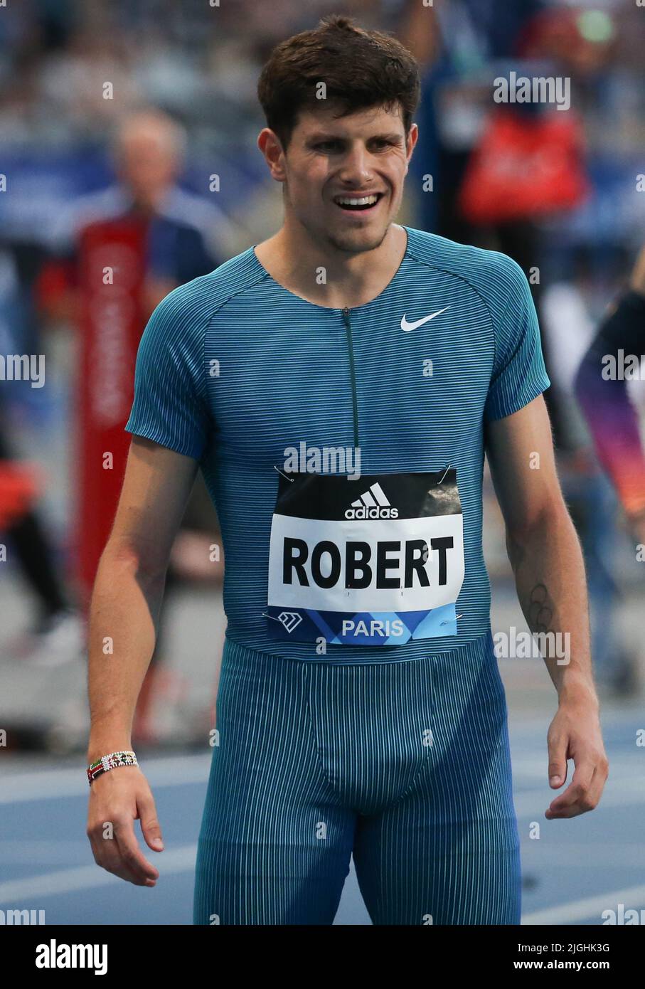 Benjamin Robert of France, 800 M Men during the Wanda Diamond League ...