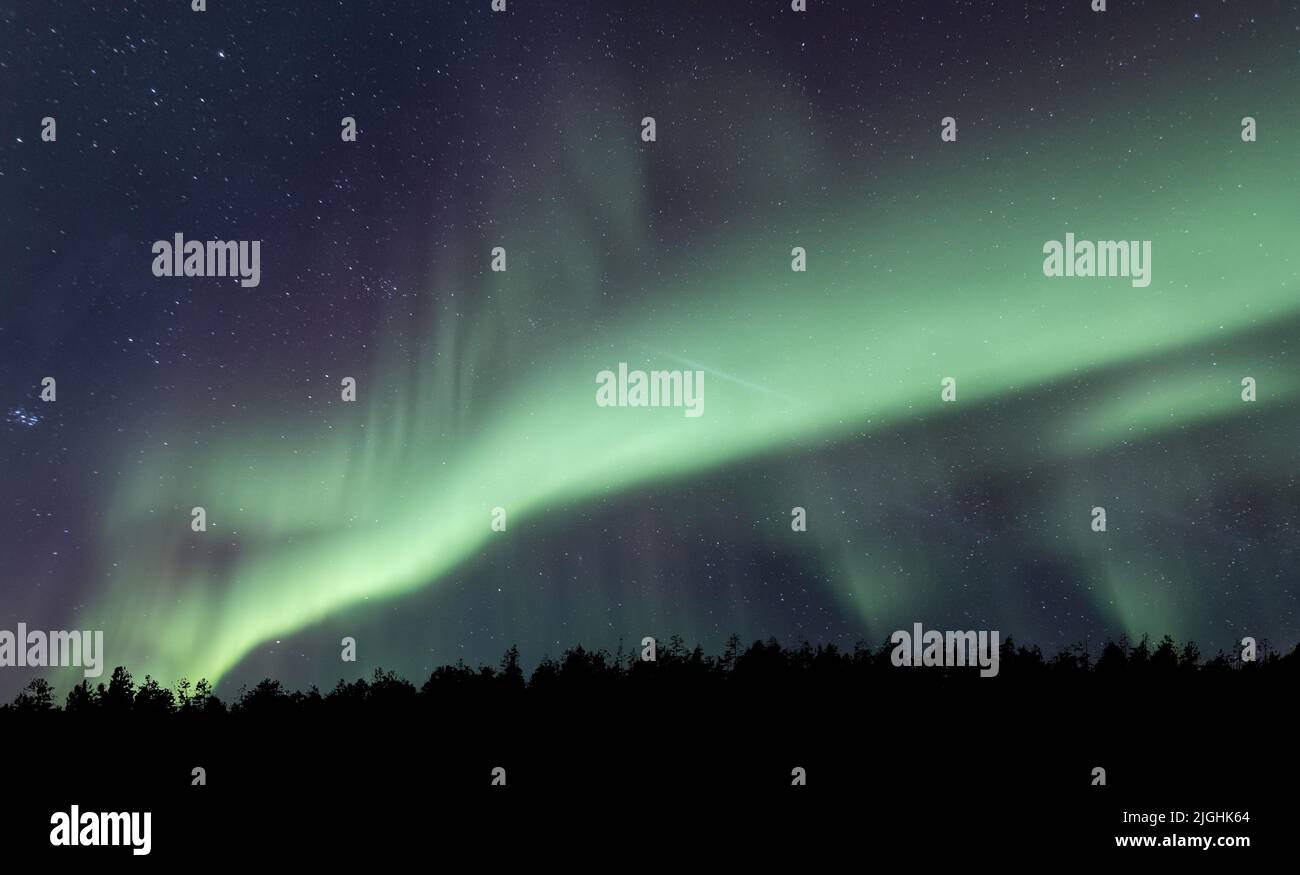 Stars at night over frozen lake hi-res stock photography and images - Alamy