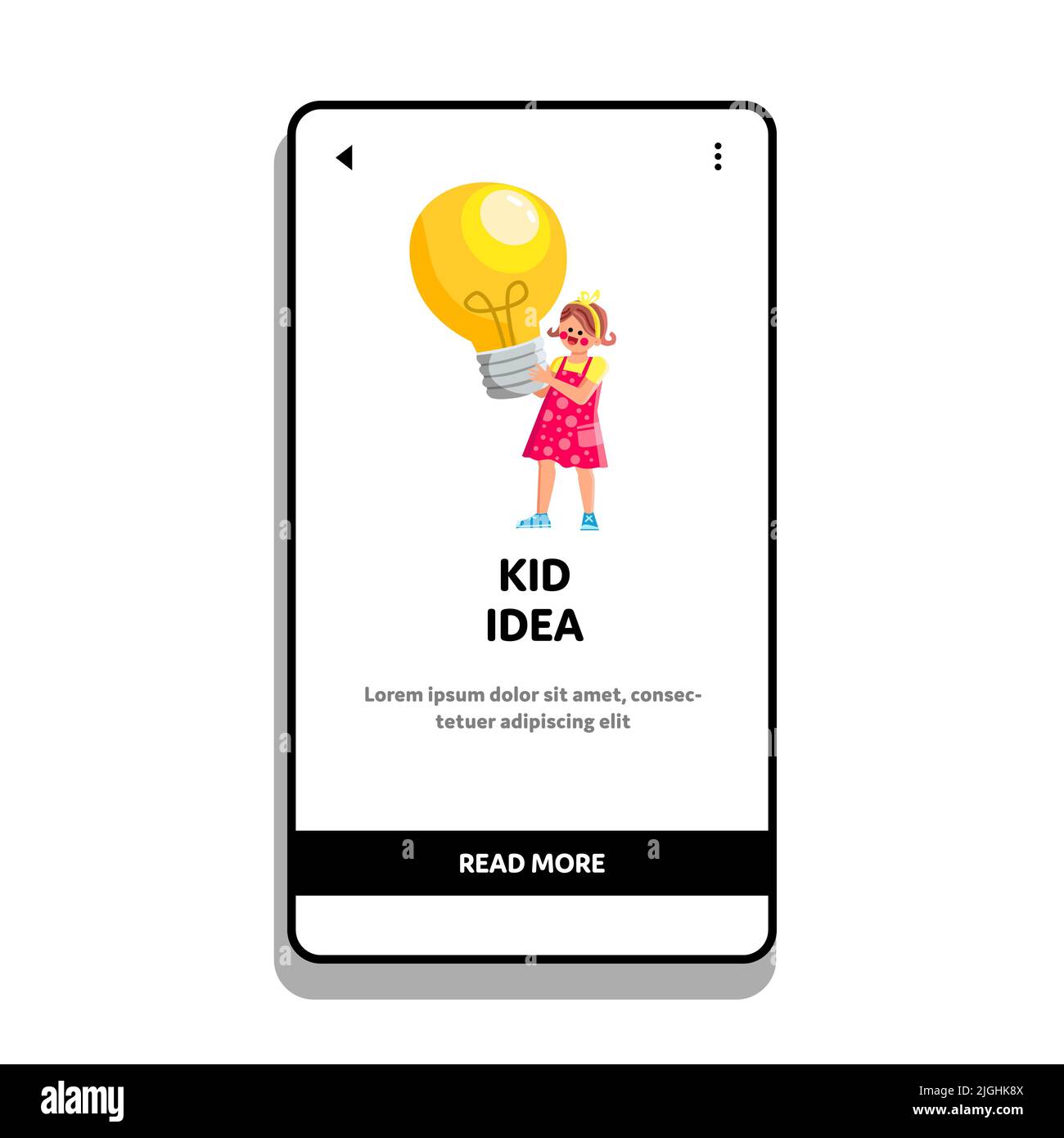 kid idea vector Stock Vector Image & Art - Alamy