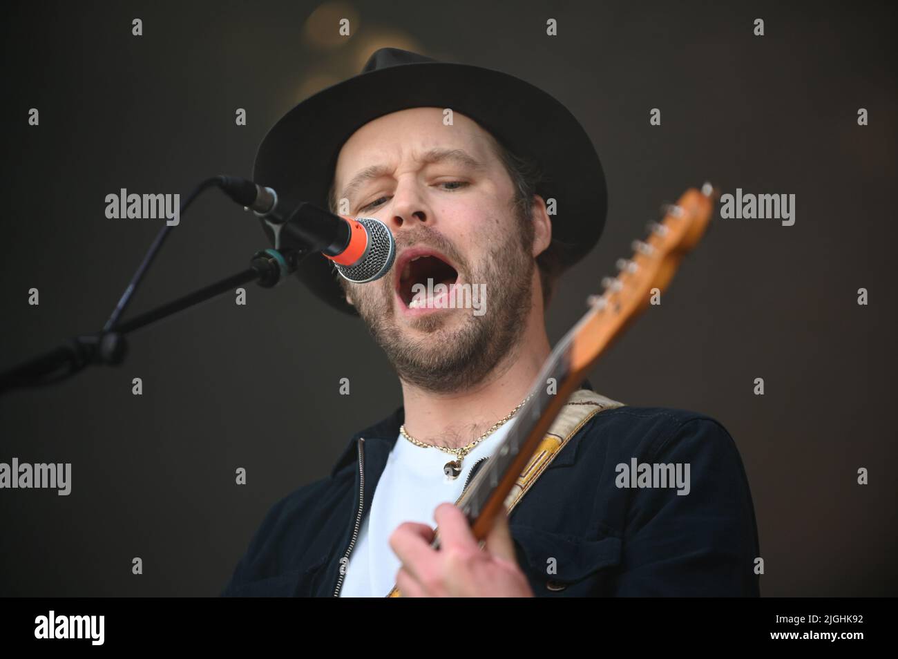 The Coral Performing at Askern Music Festival, Uk , 09.07.2022 Stock ...