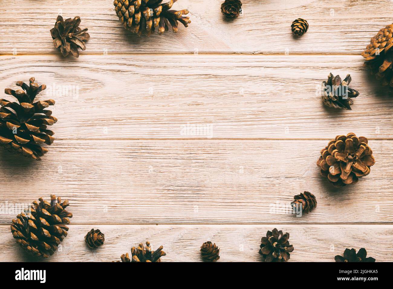 minimal creative cone frame arrangement pattern on colored background ...