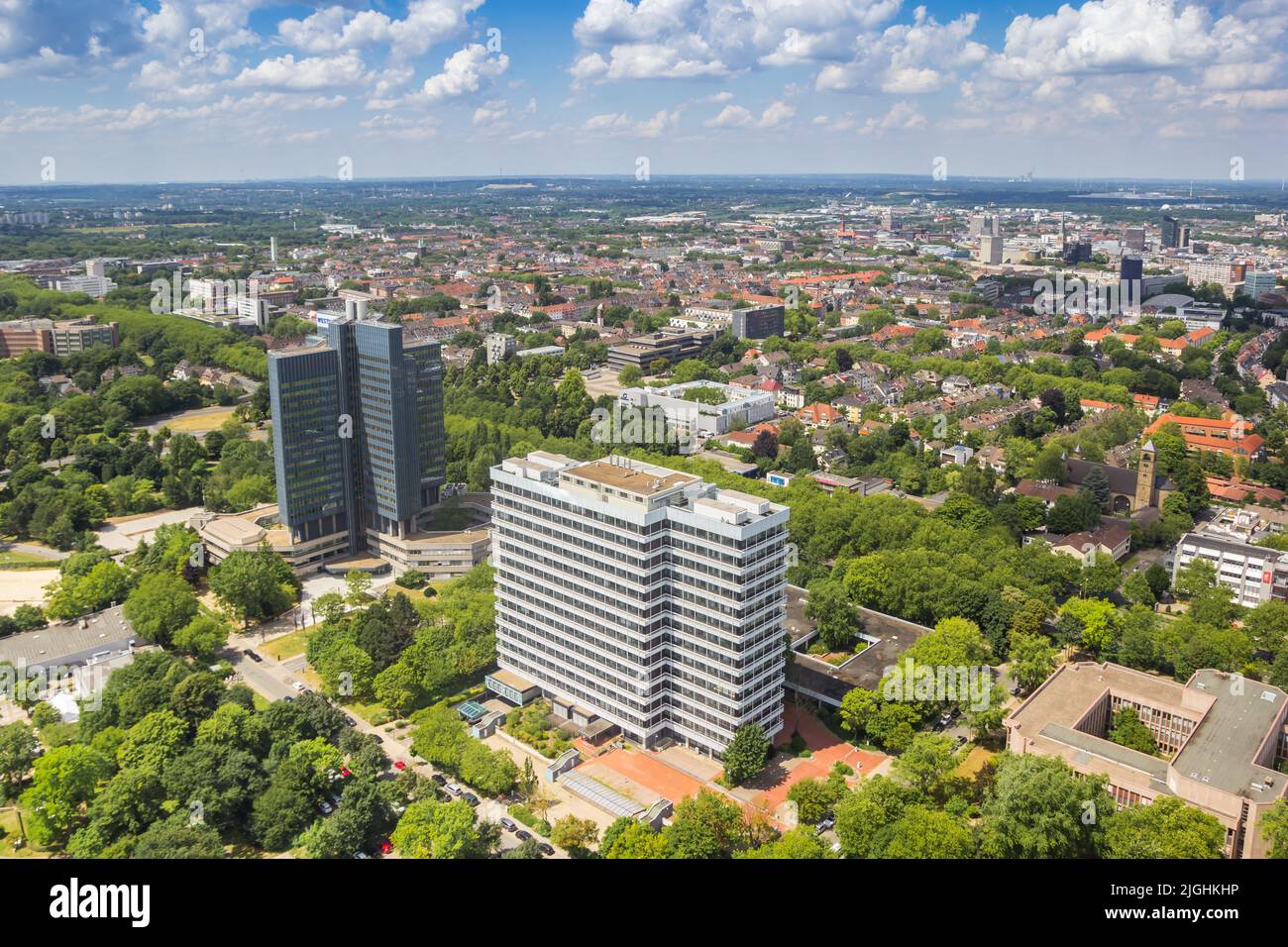 Aerial view skyline dortmund hi-res stock photography and images - Alamy