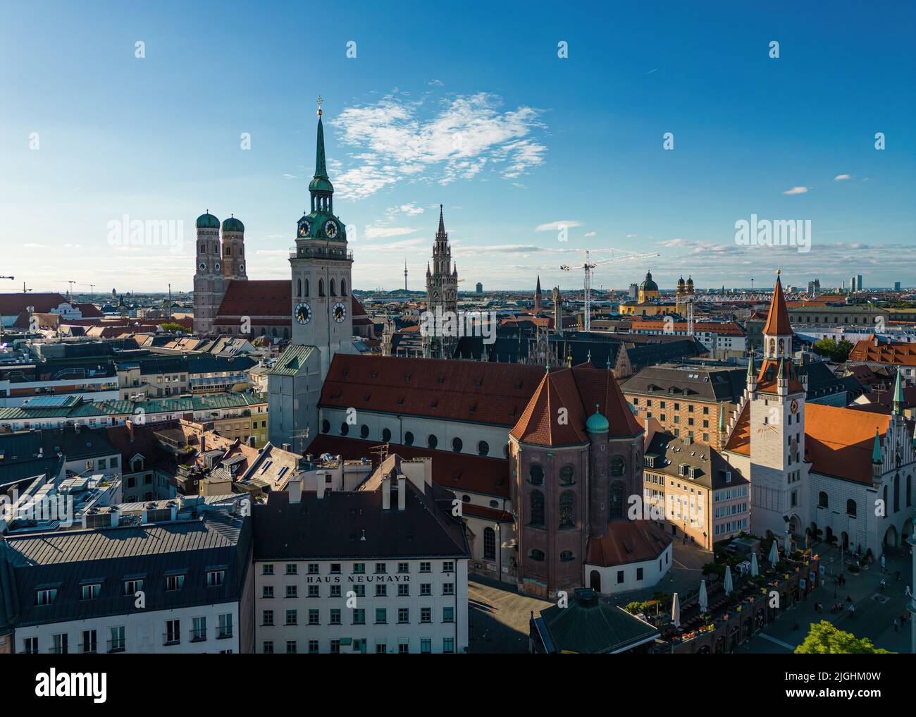 Old Town Towers in the Center of Munich, Germany Stock Photo - Alamy