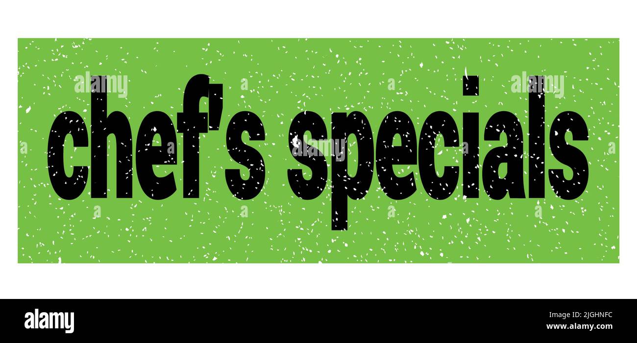 Chefs specials word hi-res stock photography and images - Alamy