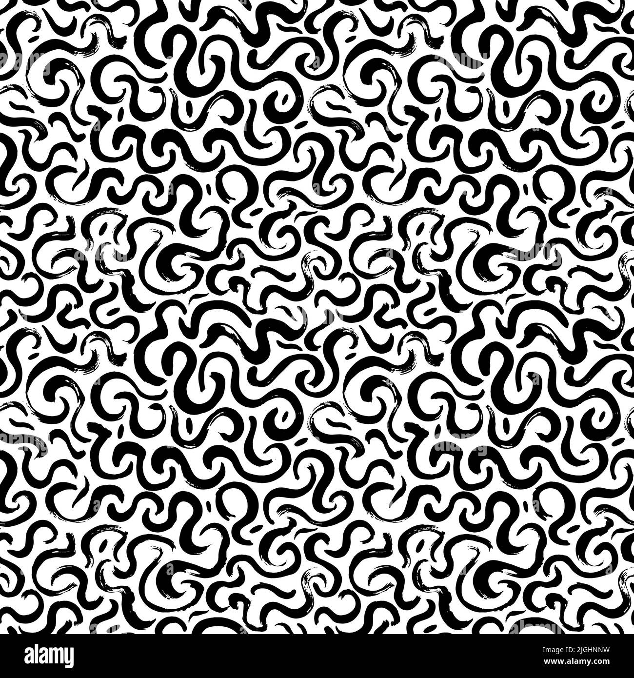 Squiggly pattern hi-res stock photography and images - Alamy
