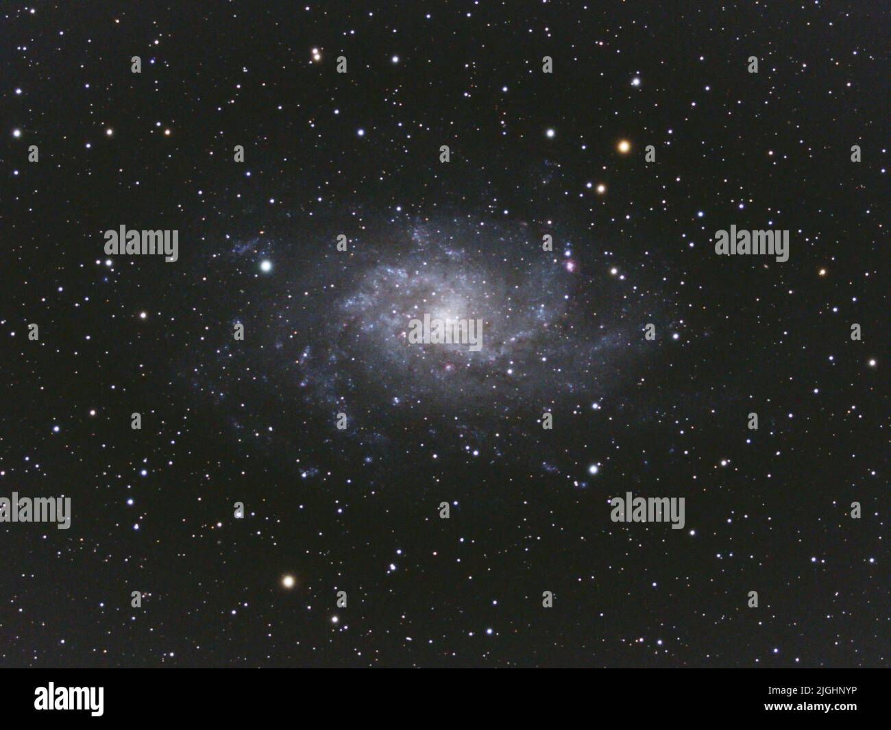 A Triangulum Galaxy in the space Stock Photo - Alamy