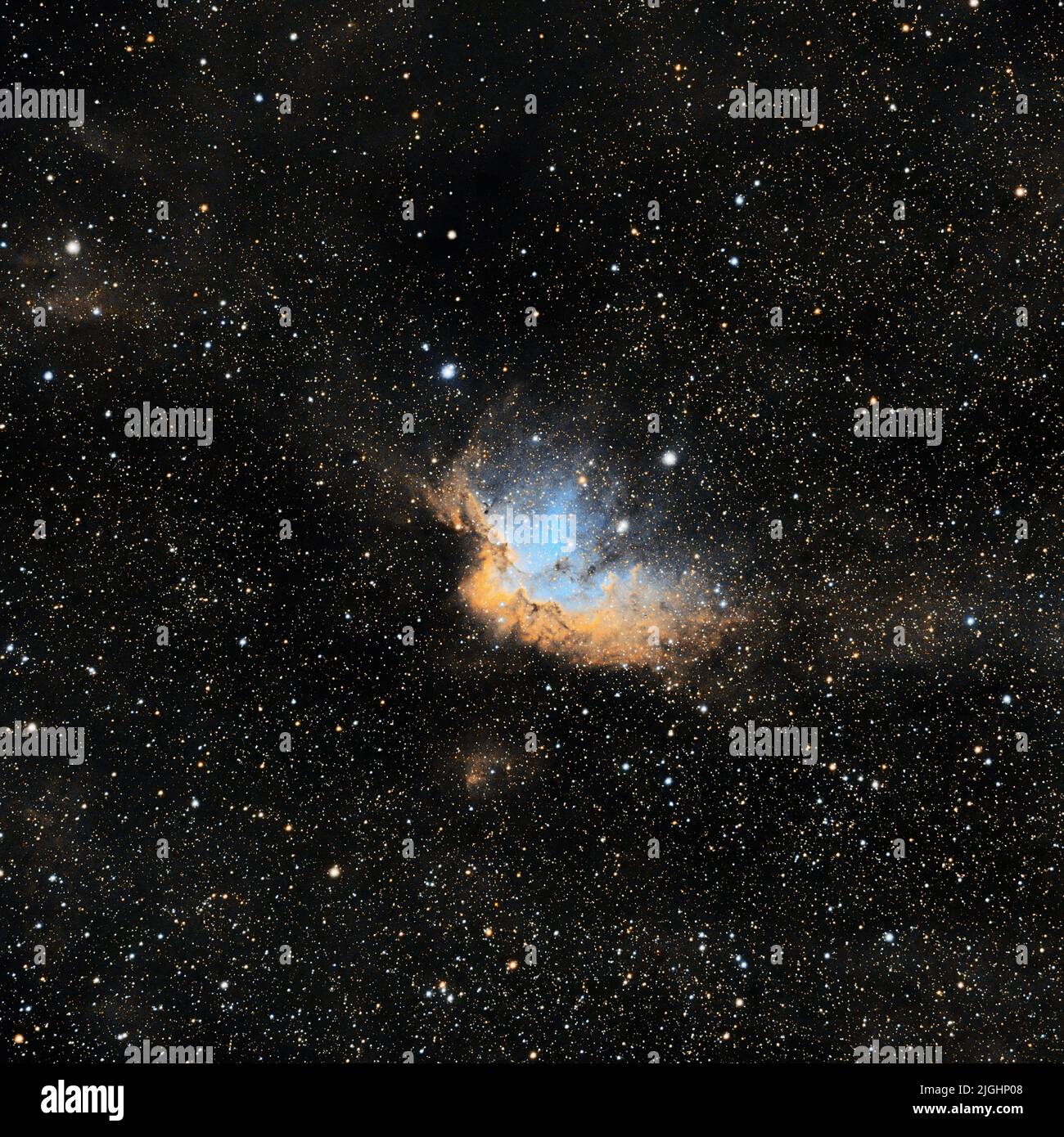 A Wizard Nebula in the space Stock Photo - Alamy