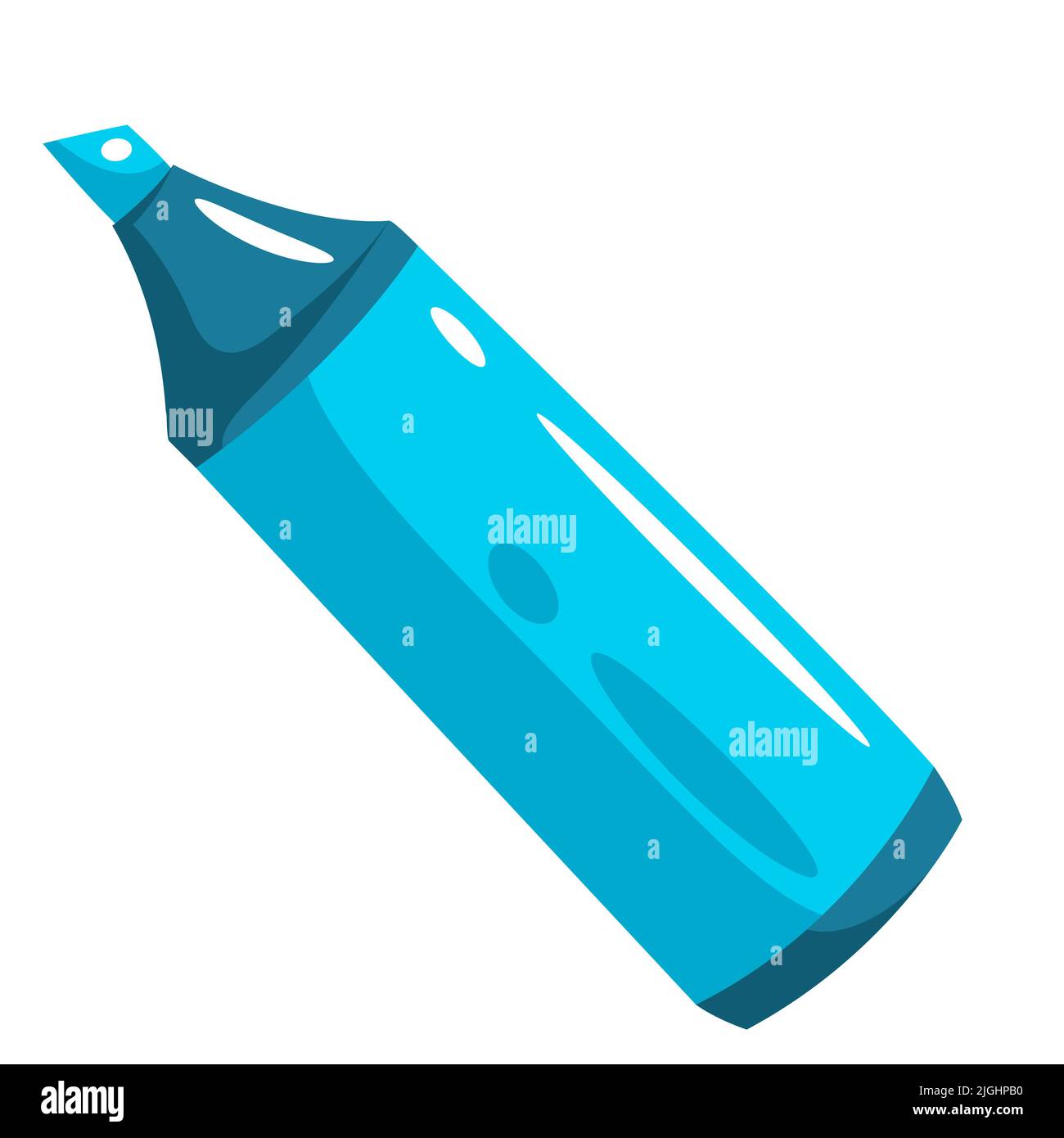 Illustration of marker. School item. Education colorful image for ...
