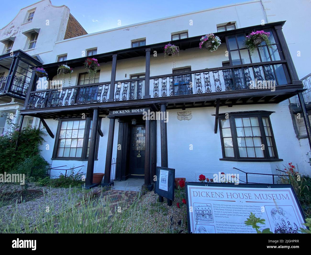 Charles Dickens's House and Museum in Broadstairs Stock Photo - Alamy