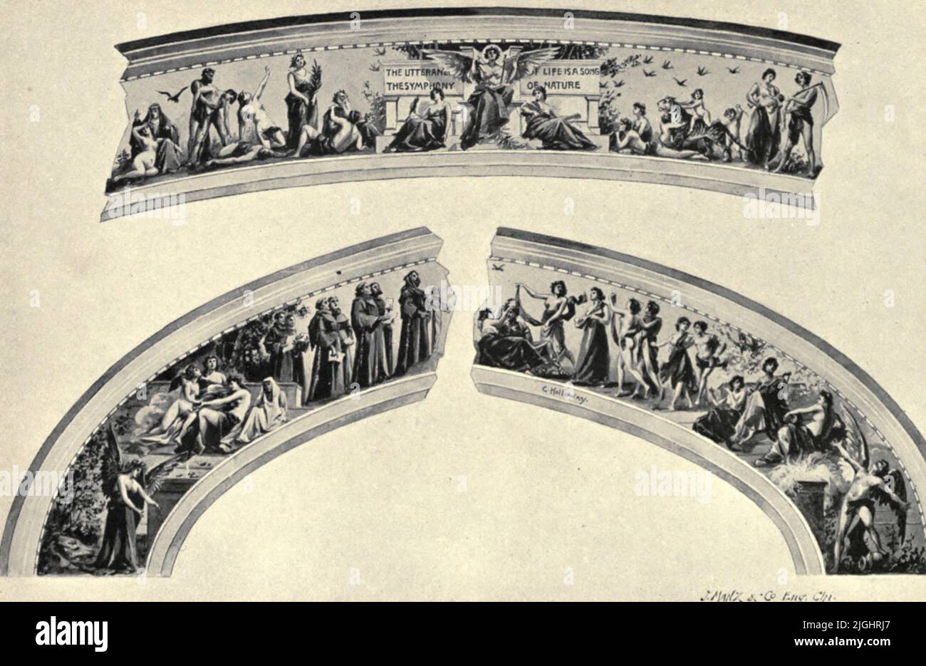 Auditorium Proscenium Arch - Details From the book ' Chicago by day and ...