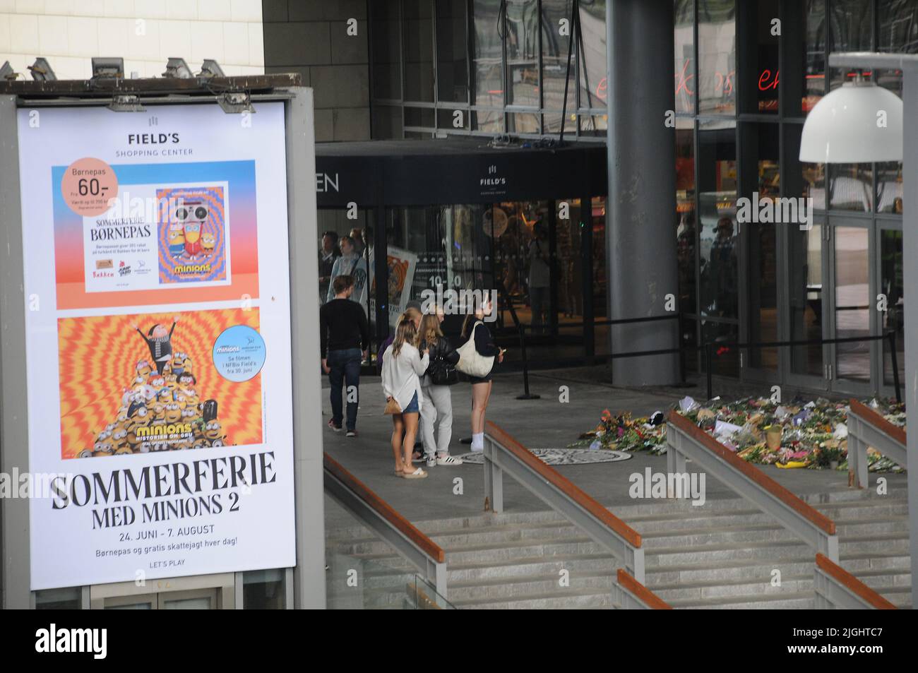 Copenhagen /Denmark/11July 2022/Fields shoppin mall re-opens today afte ...