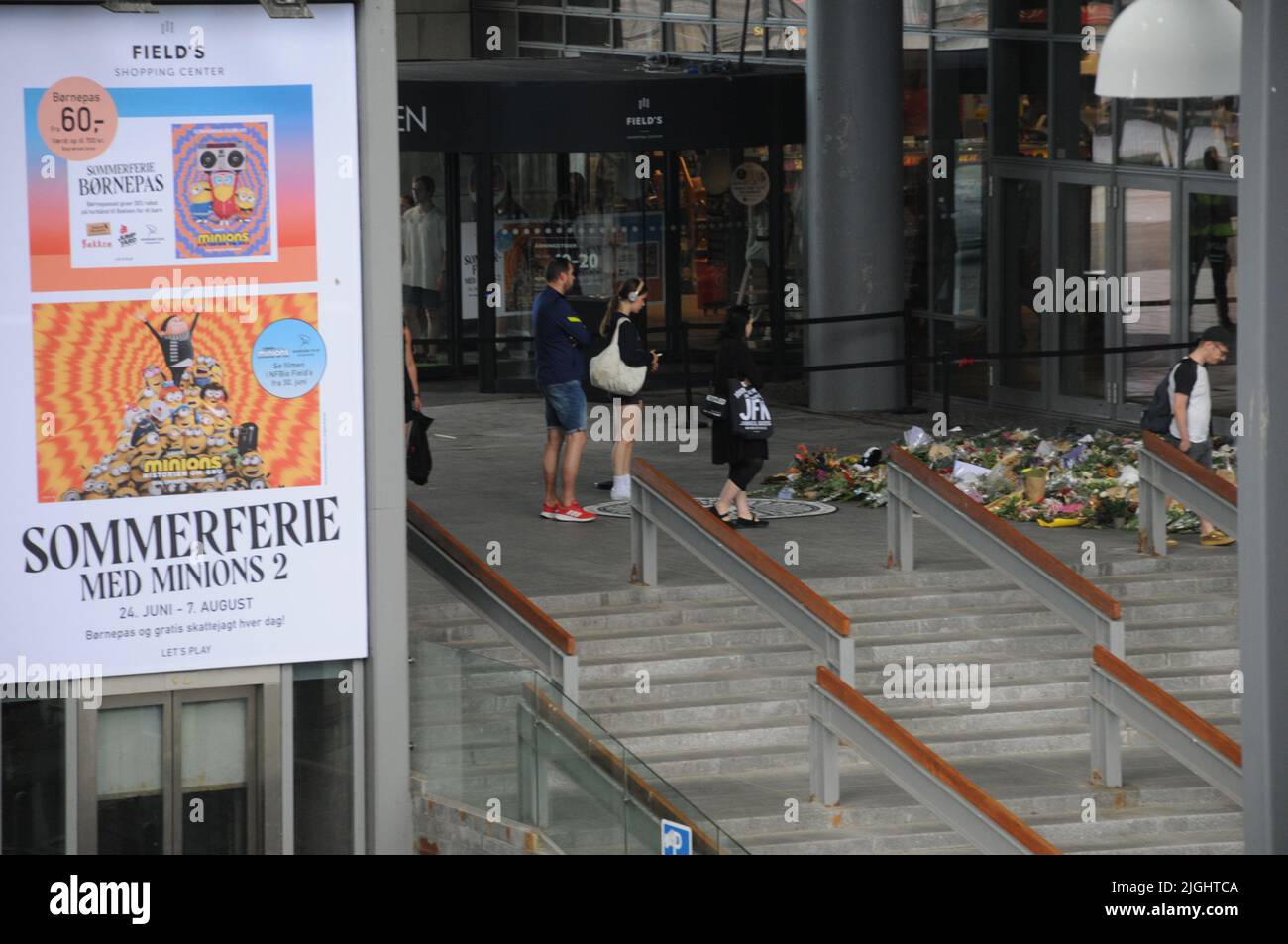 Copenhagen /Denmark/11July 2022/Fields shoppin mall re-opens today afte ...