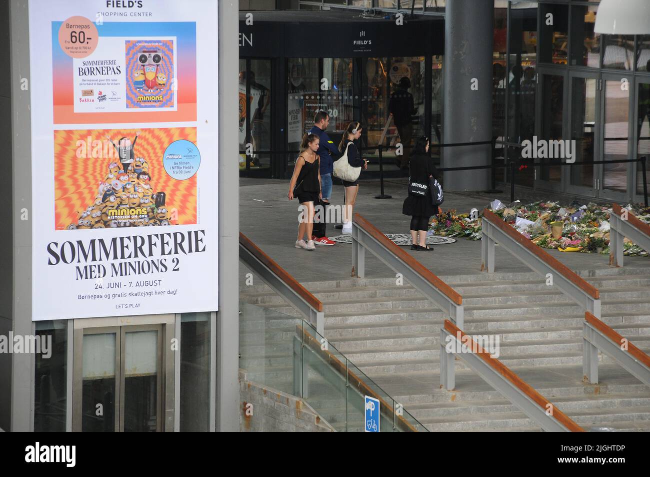 Copenhagen /Denmark/11July 2022/Fields shoppin mall re-opens today afte ...