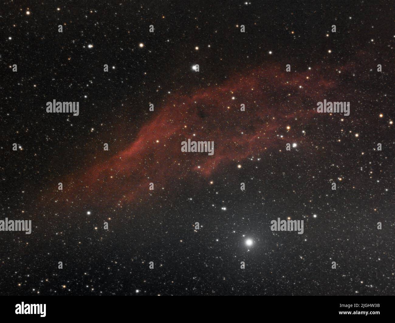 The California Nebula in the constellation Perseus Stock Photo - Alamy