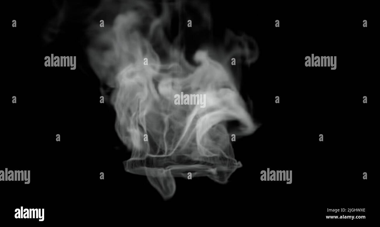 3d render of hot steam or smoke texture for food related manipulation ...