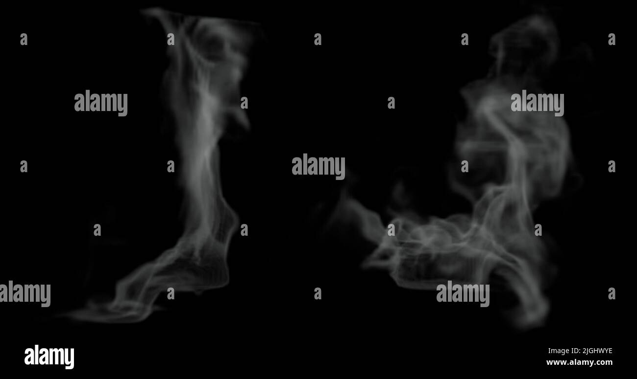 3d render of hot steam or smoke texture for food related manipulation ...