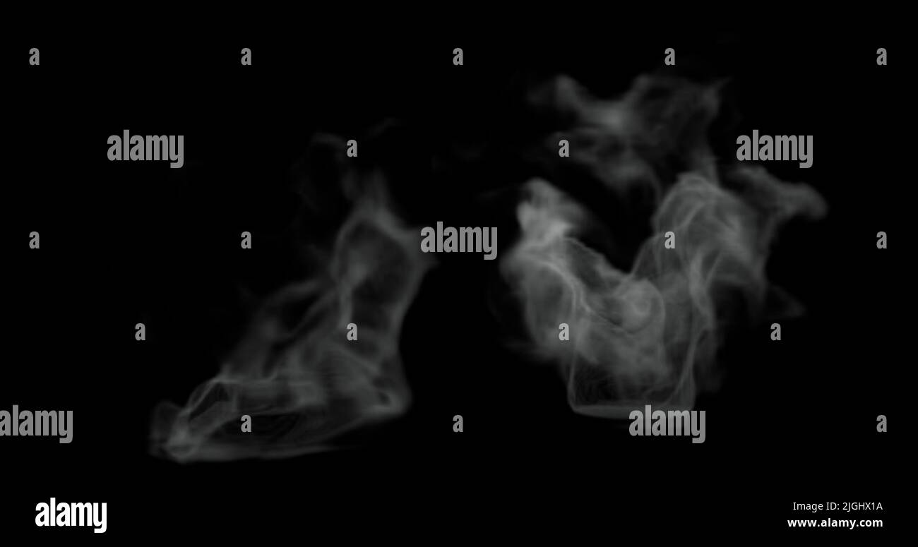 3d render of hot steam or smoke texture for food related manipulation ...
