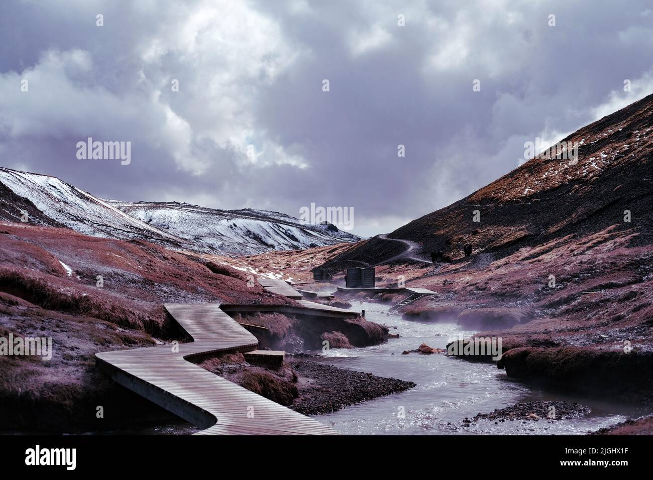 Iceland hot springs Stock Photo - Alamy