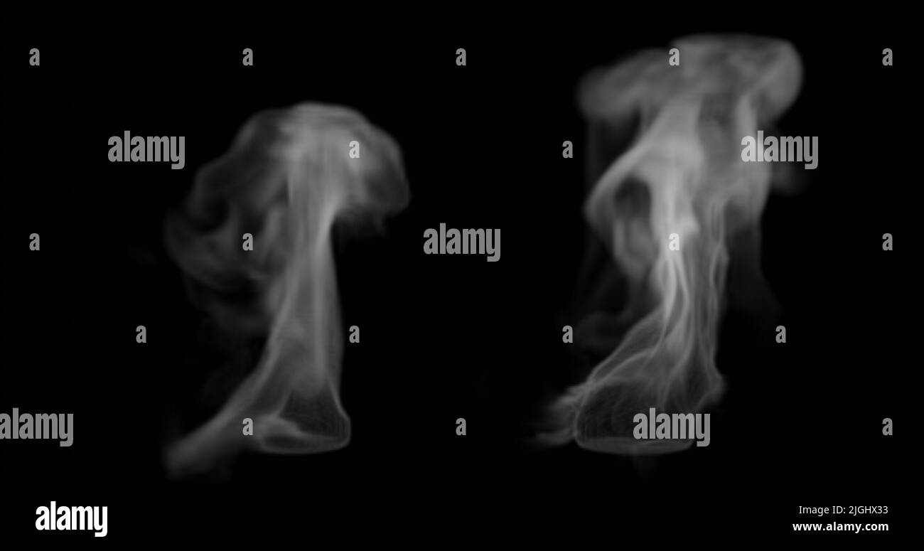 3d render of hot steam or smoke texture for food related manipulation ...