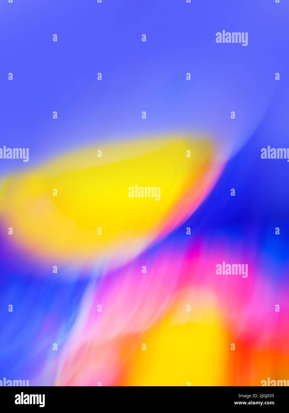 Rainbow dreamlike color gradient defocused background. Synth wave ...
