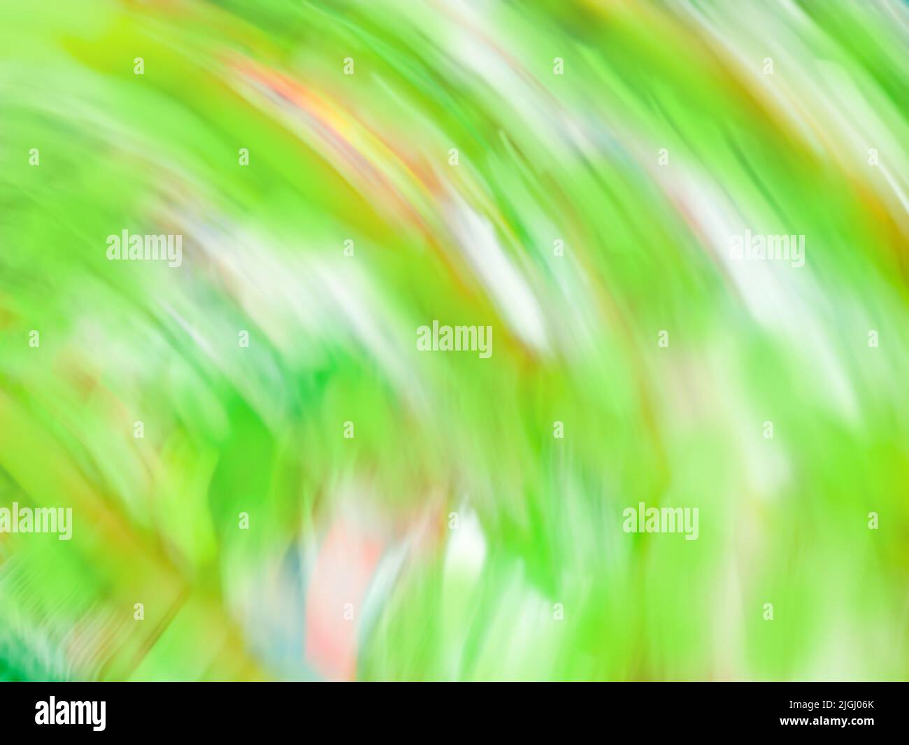 Abstract green light trail vortex. Lights moving in circular green ...