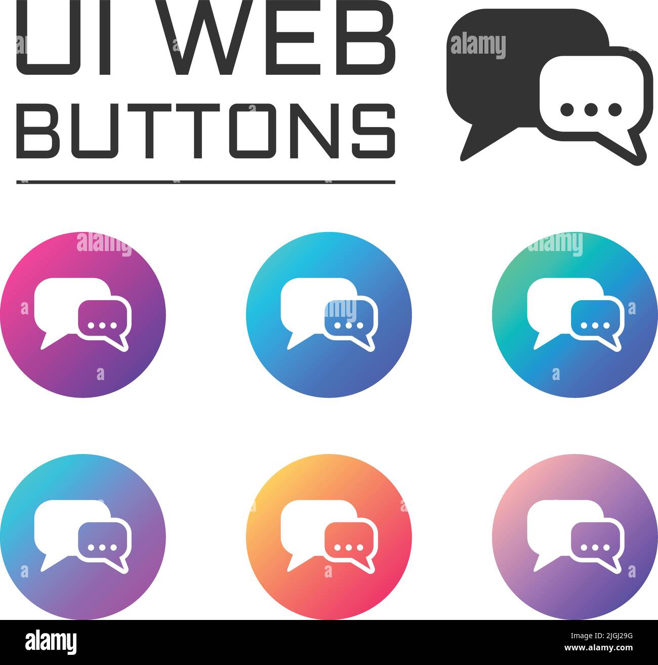 Multimedia messaging app Stock Vector Images - Alamy