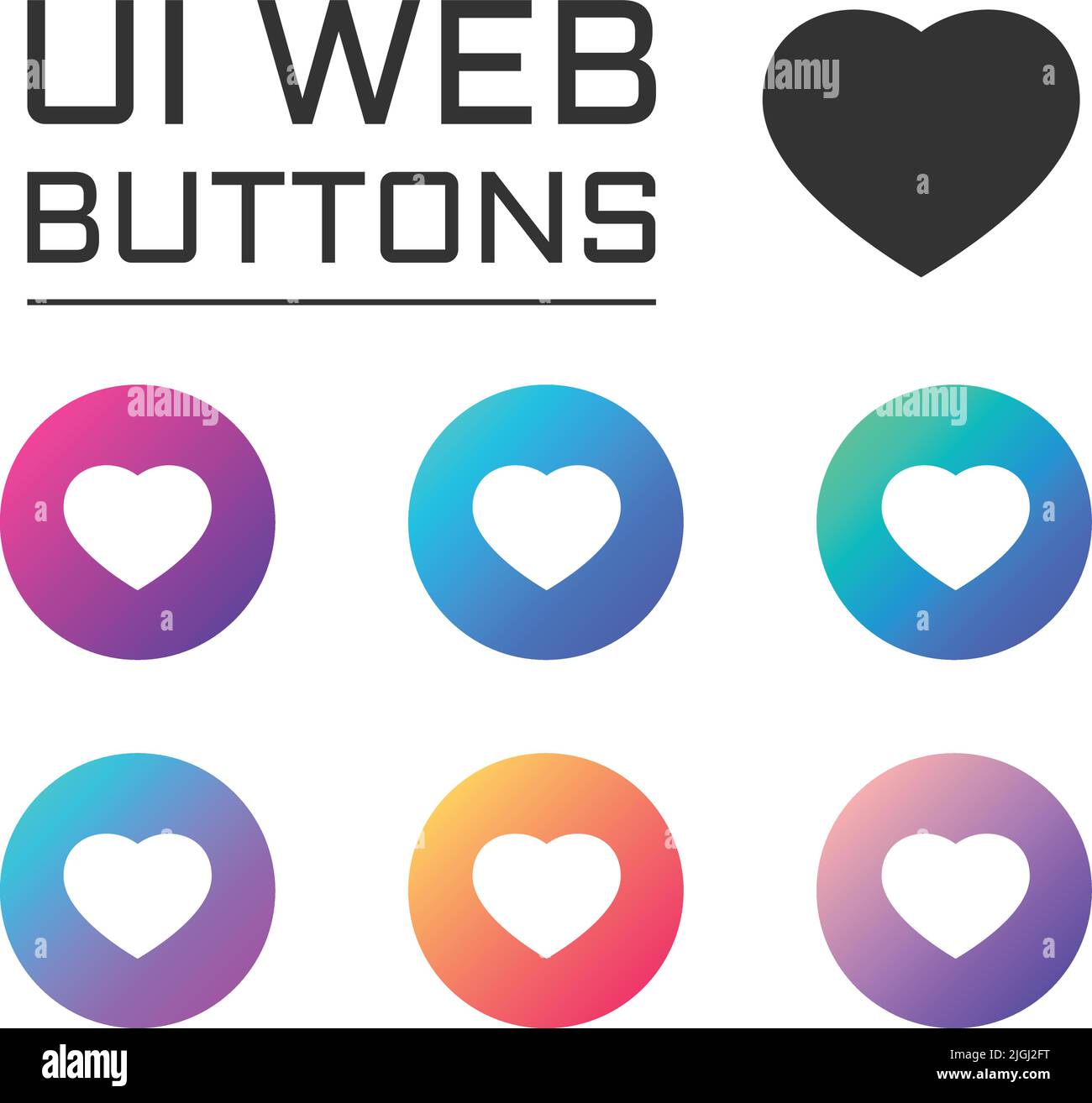 Instagram like notification vector design hi-res stock photography and ...