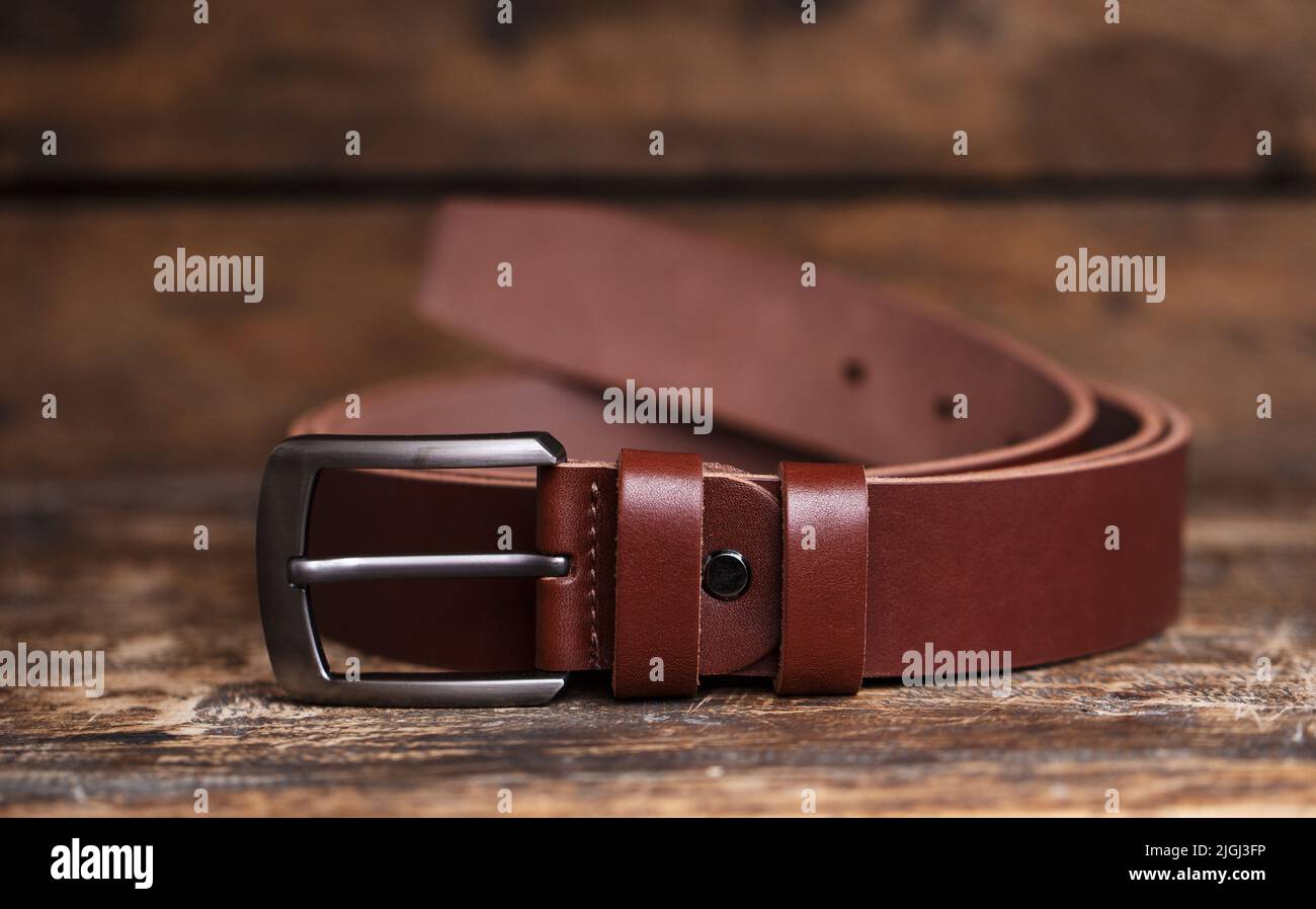 Mens belts hi-res stock photography and images - Alamy