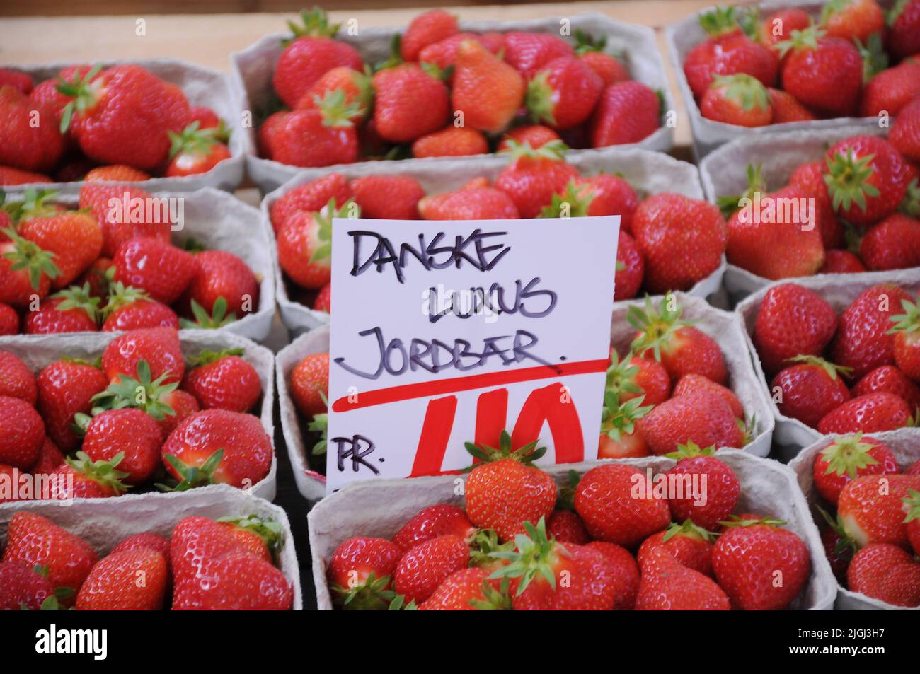 Copenhagen /Denmark/11 2022/Danish fruit vendor markets danish n ...