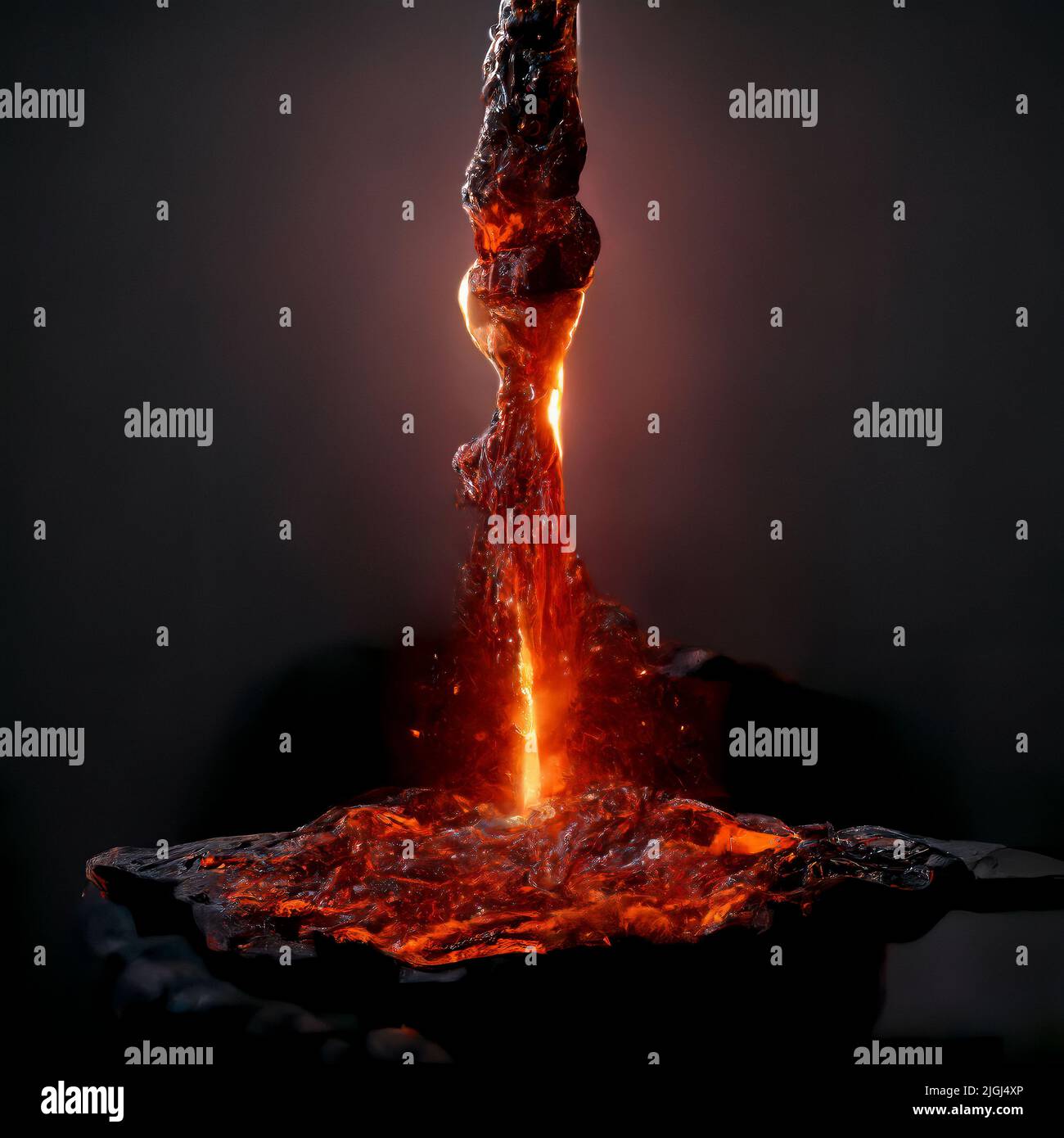 Melting lava hi-res stock photography and images - Alamy