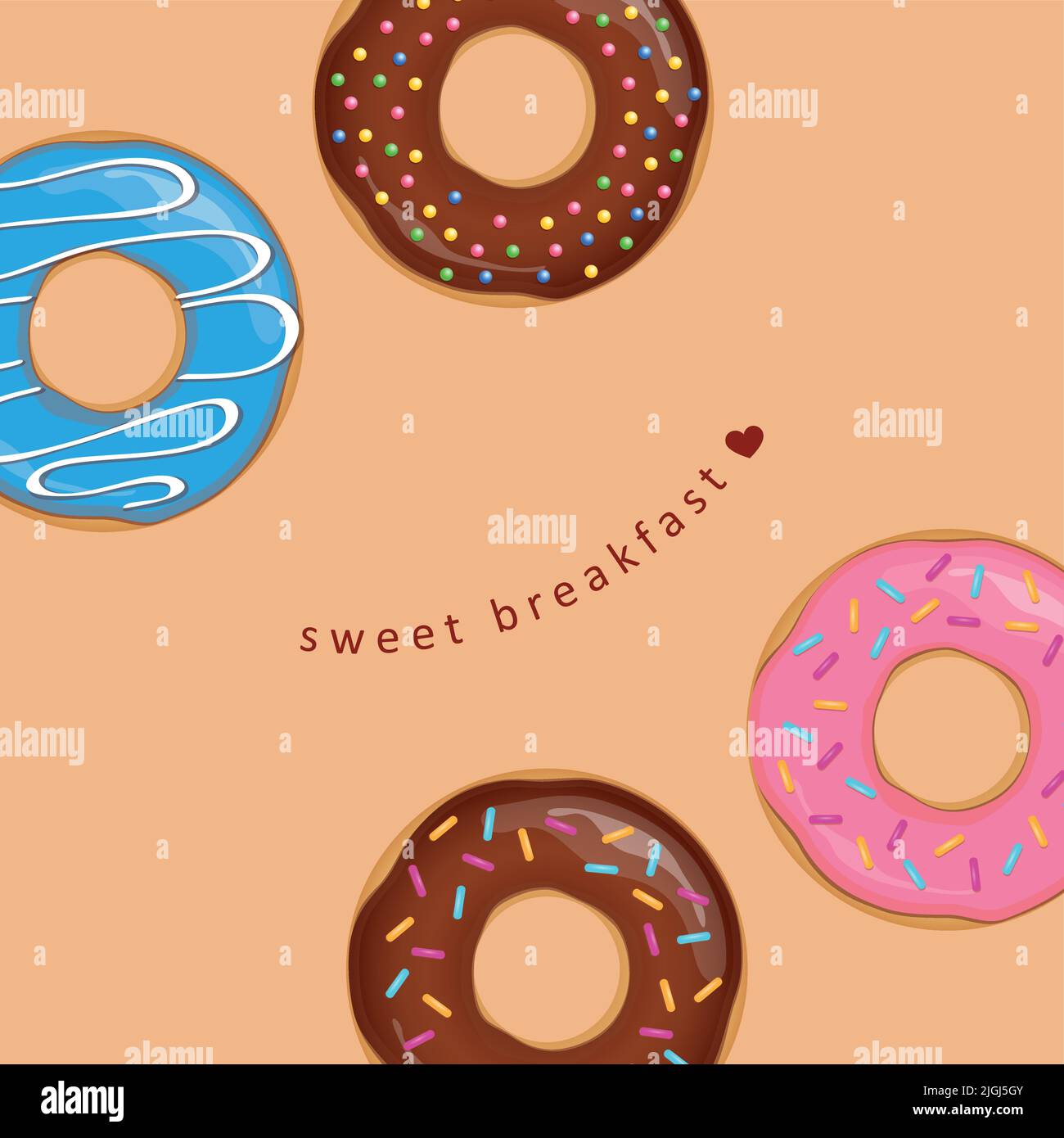 Sprinkles ring Stock Vector Images - Alamy