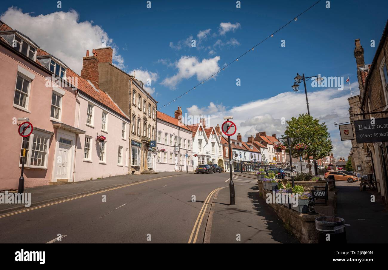 Market Street in Malton, North Yorkshire, UK Stock Photo - Alamy