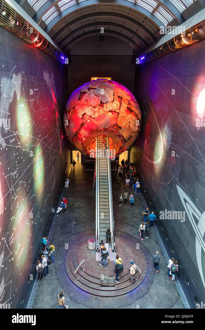 London, UK - 10th June 2017: The Earth Hall of the Natural History ...