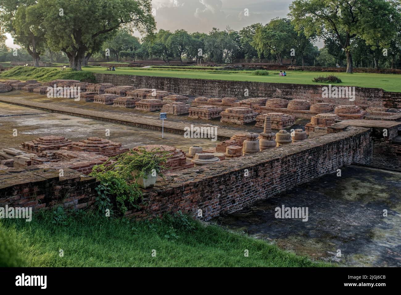 08 23 2008 architecture of the famous landmark, Sarnath Buddhist Site ...