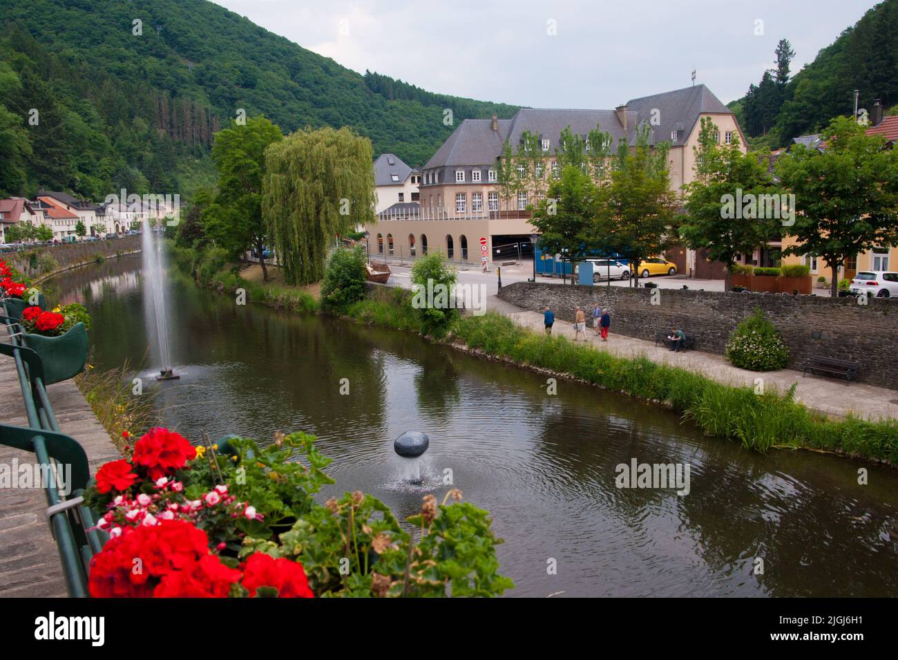 An aerial view of Luxembourg Stock Photo - Alamy